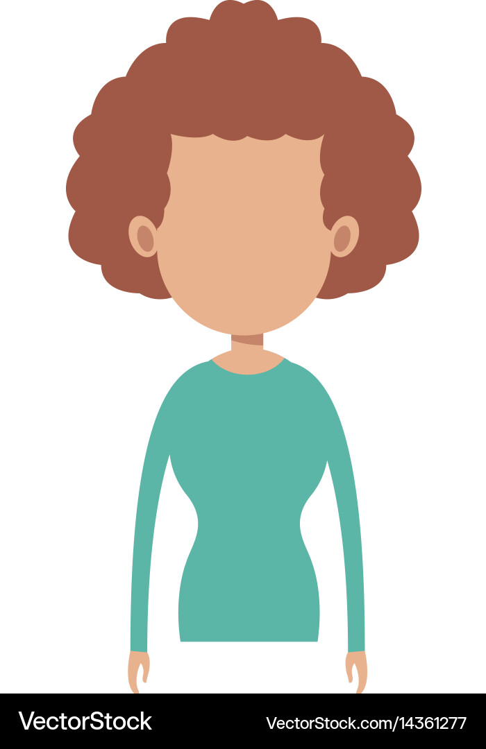 Woman cartoon icon Royalty Free Vector Image - VectorStock