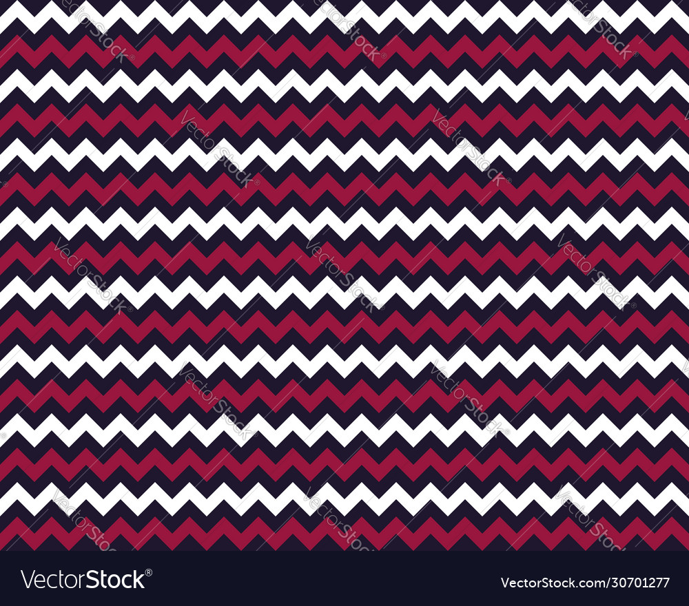 Zigzag pattern seamless zig zag background color Vector Image