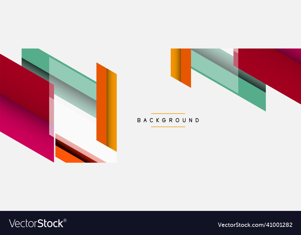 Background abstract overlapping color Royalty Free Vector