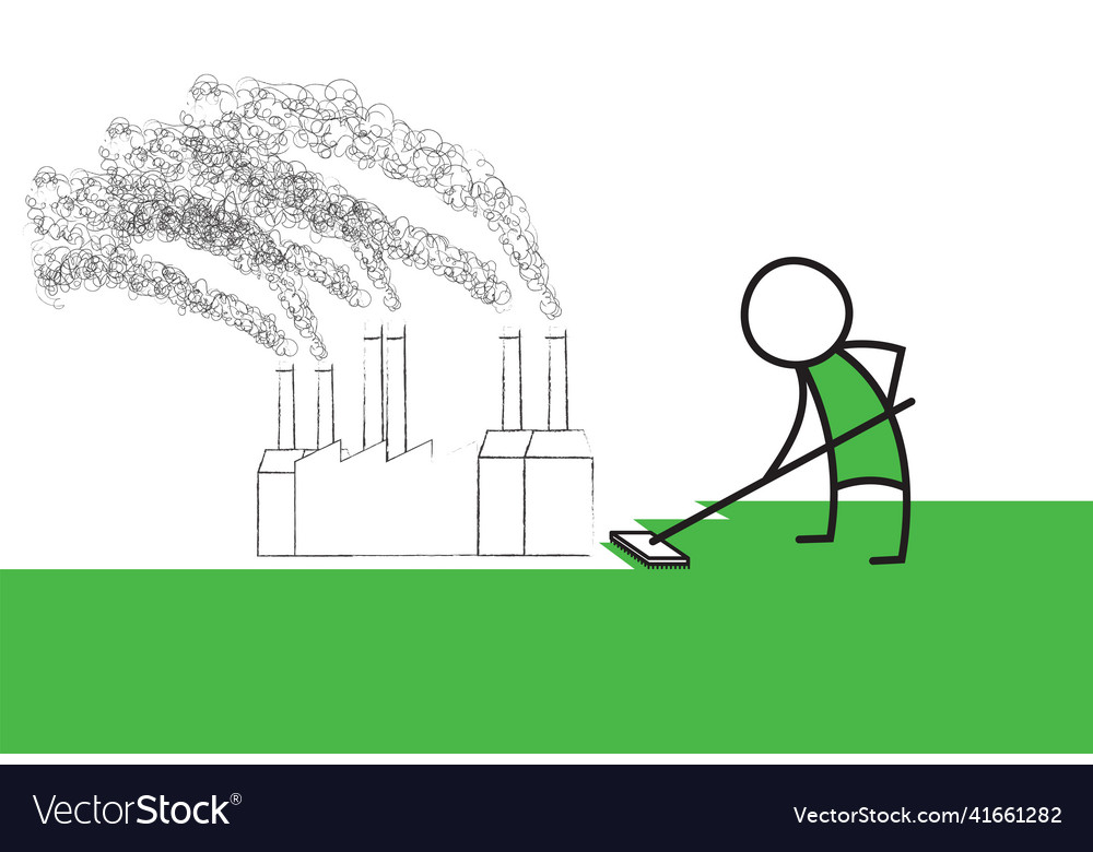 Clean up Royalty Free Vector Image - VectorStock