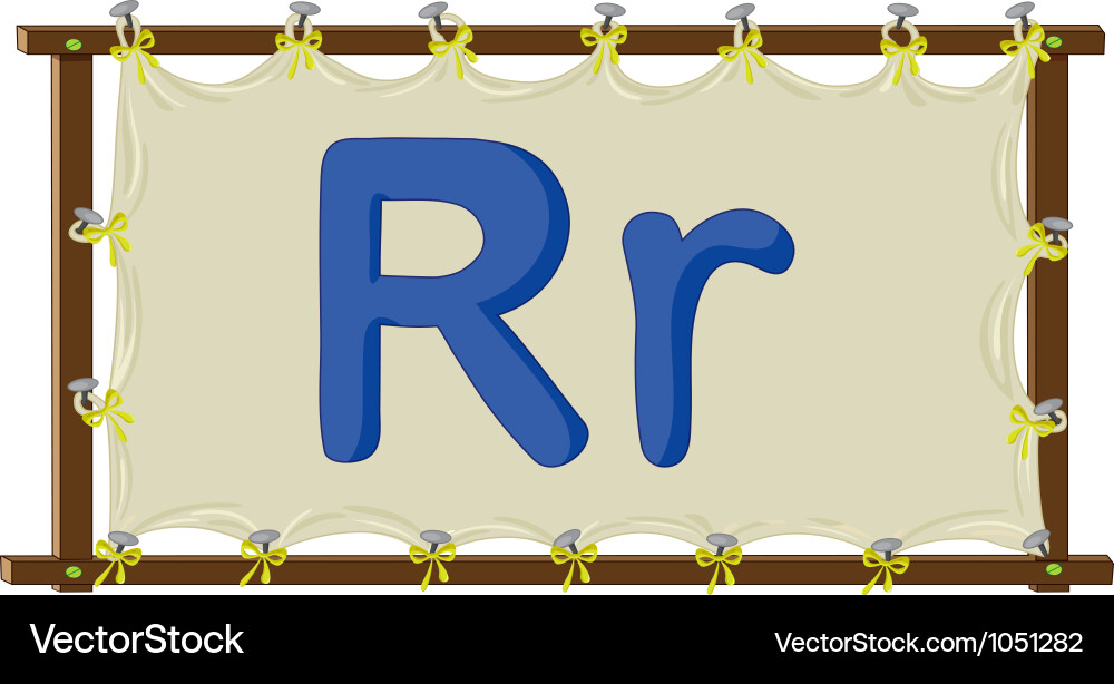 Letter of the alphabet Royalty Free Vector Image