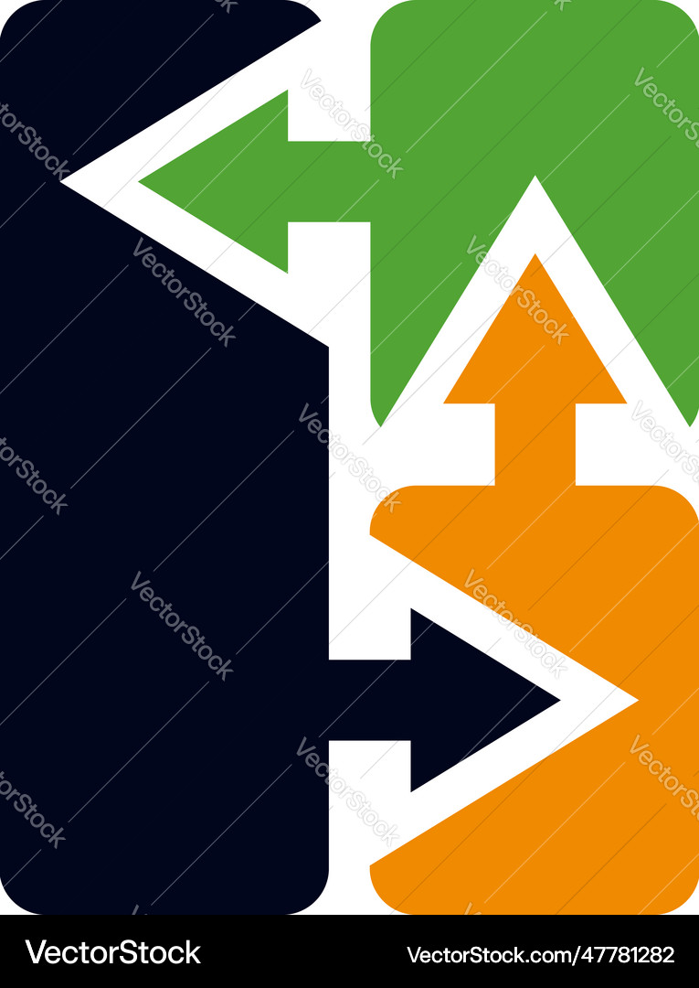 Management logo template icon brand identity Vector Image