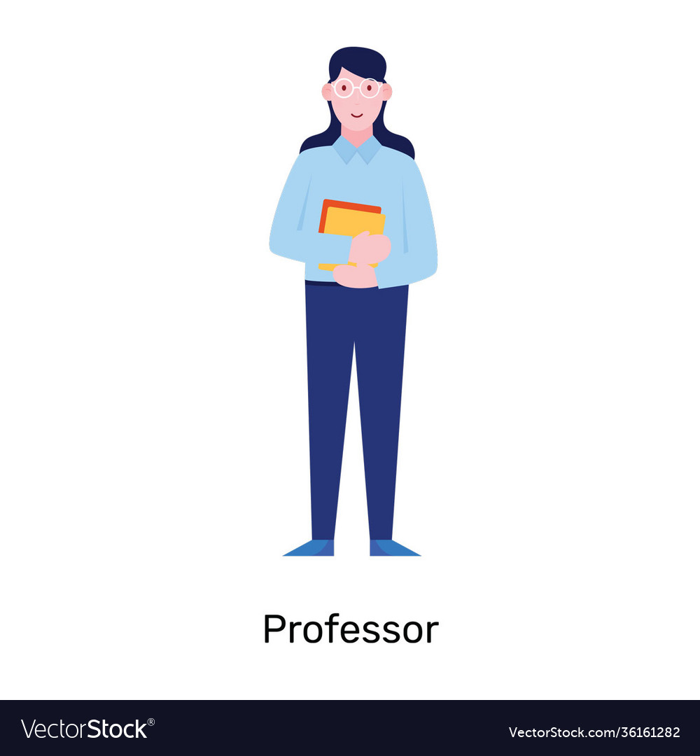 Professor Royalty Free Vector Image - VectorStock