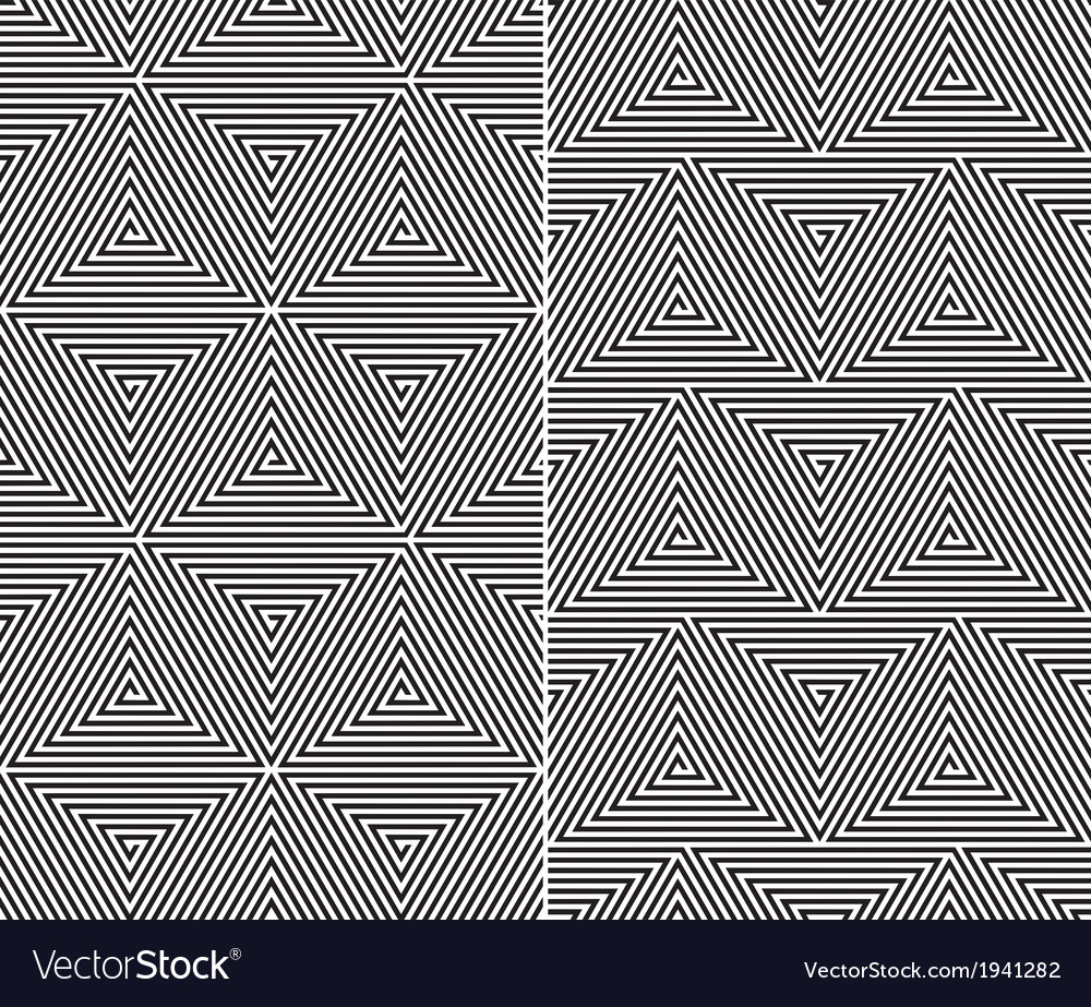 Triangle elements pattern Royalty Free Vector Image
