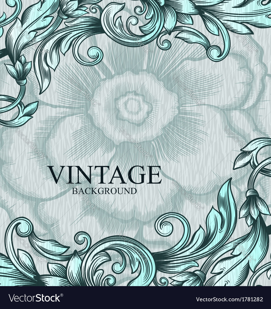 Vintage pattern Royalty Free Vector Image - VectorStock