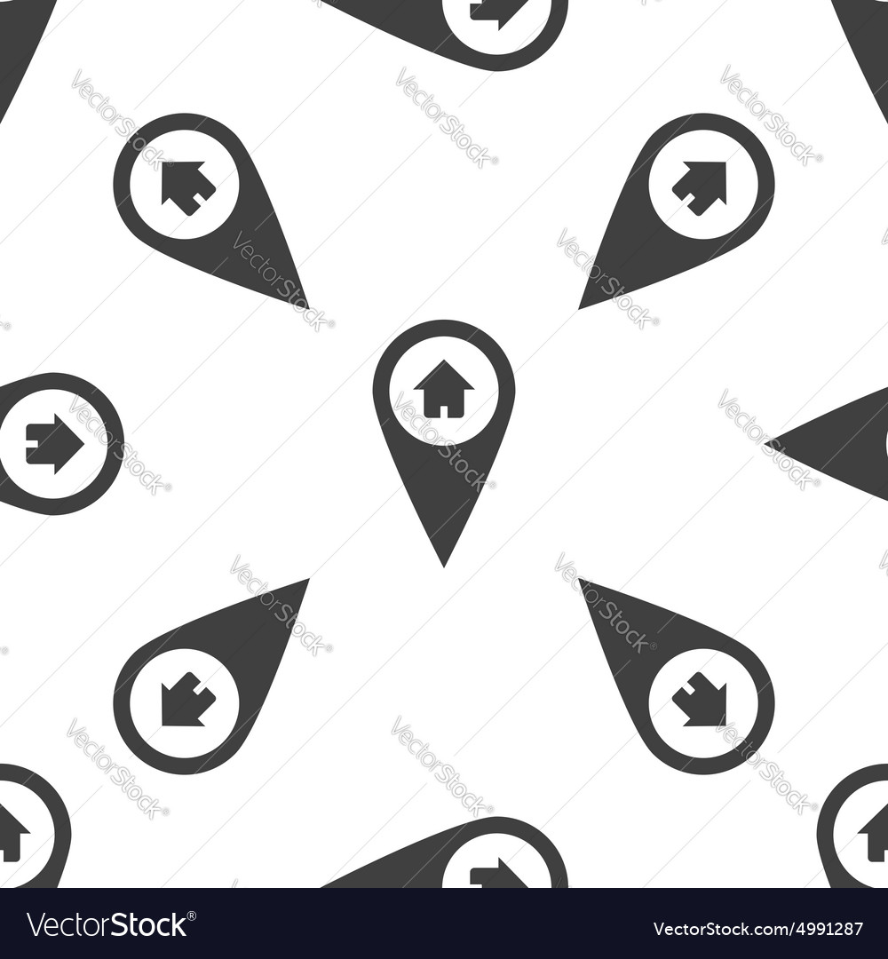 House pointer pattern Royalty Free Vector Image