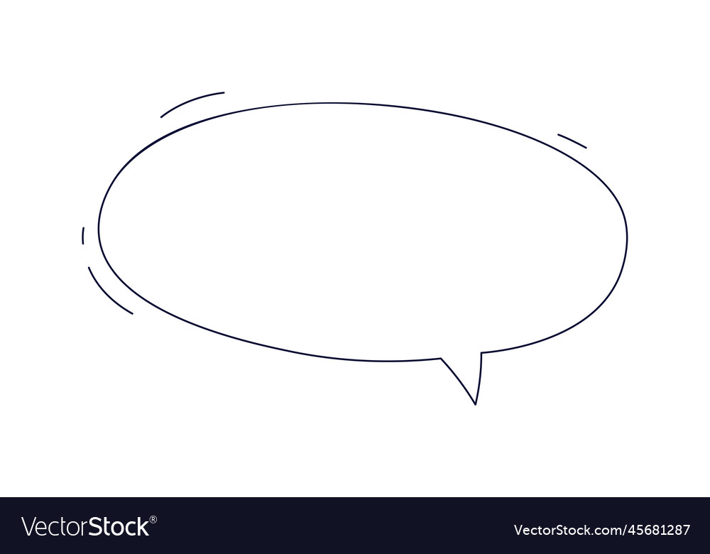 Message flat icon communication cloud Royalty Free Vector