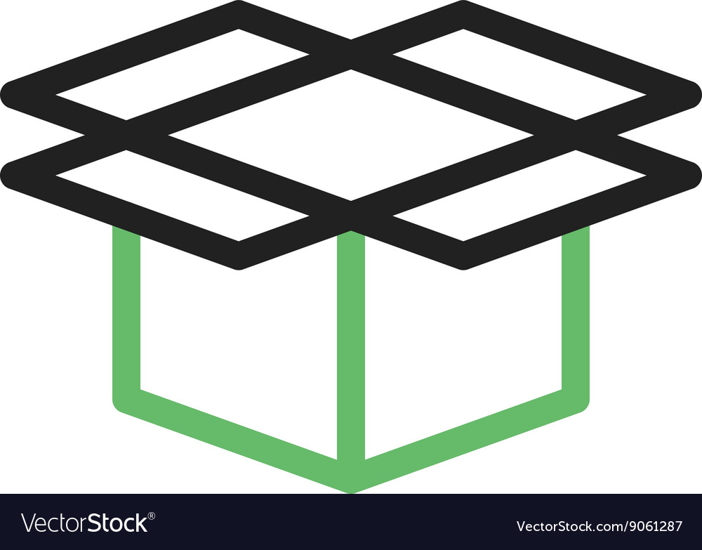 Open box Royalty Free Vector Image - VectorStock