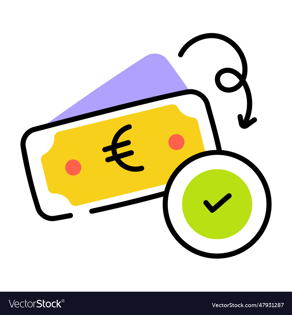 Payment completed Royalty Free Vector Image - VectorStock