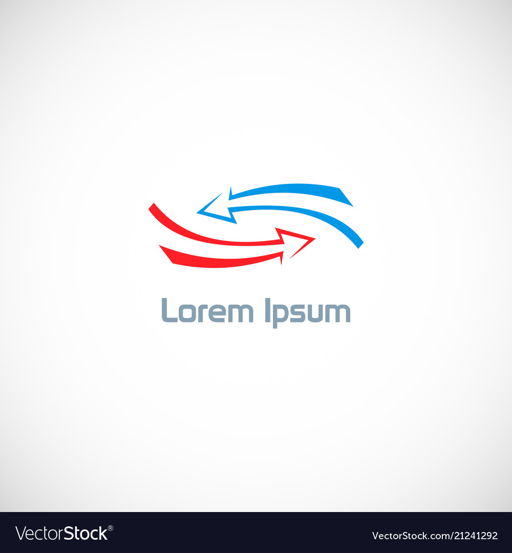 Circle arrow logo Royalty Free Vector Image - VectorStock