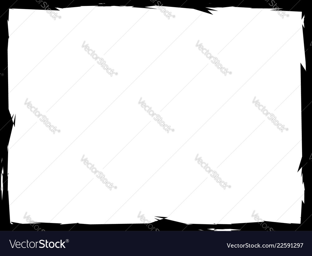 Rectangular grungy frame border Royalty Free Vector Image