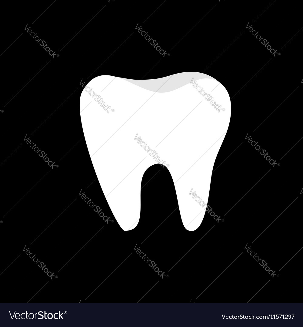 Tooth icon Healthy tooth Oral dental hygiene Vector Image