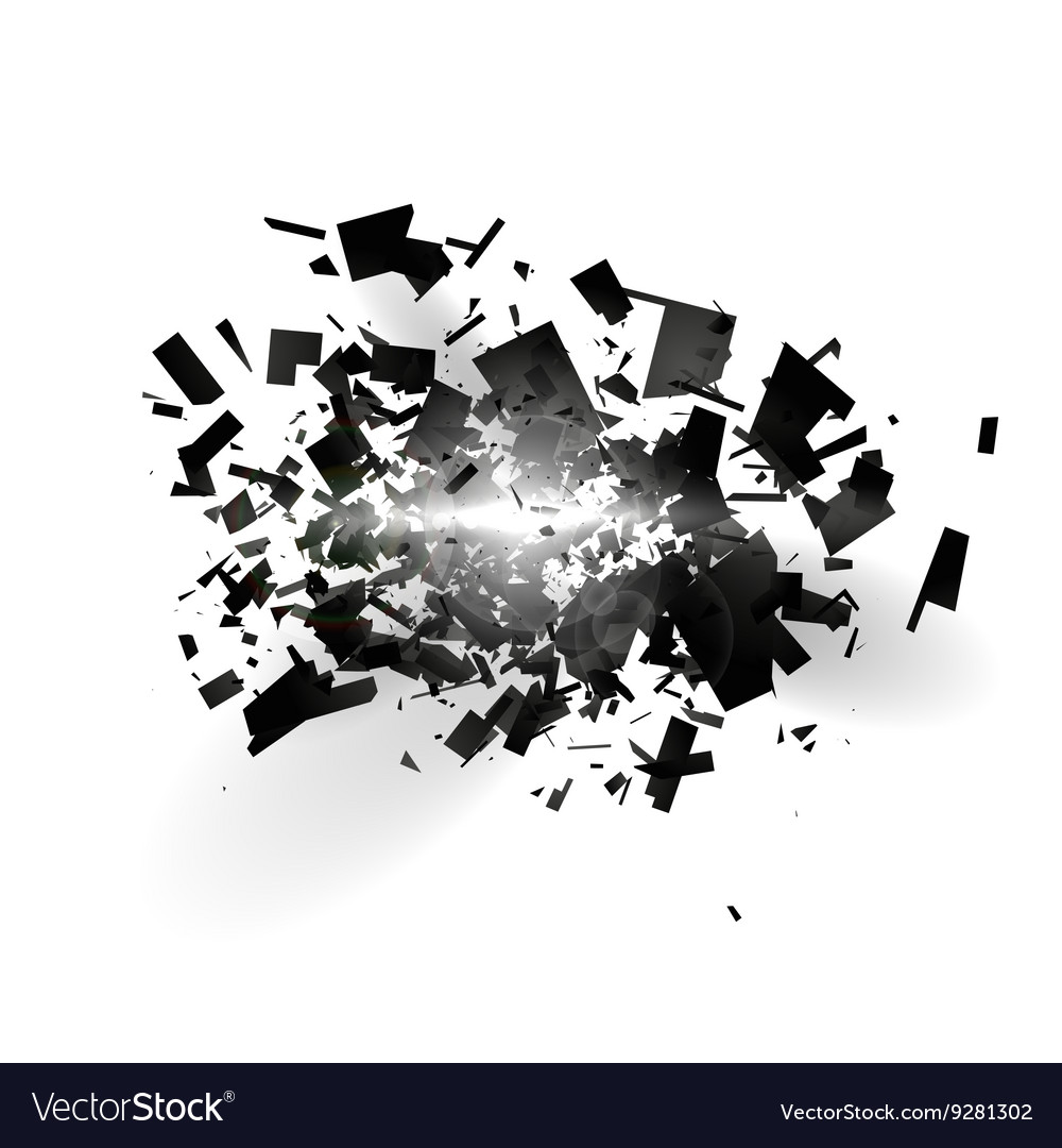 An abstract explosion Royalty Free Vector Image