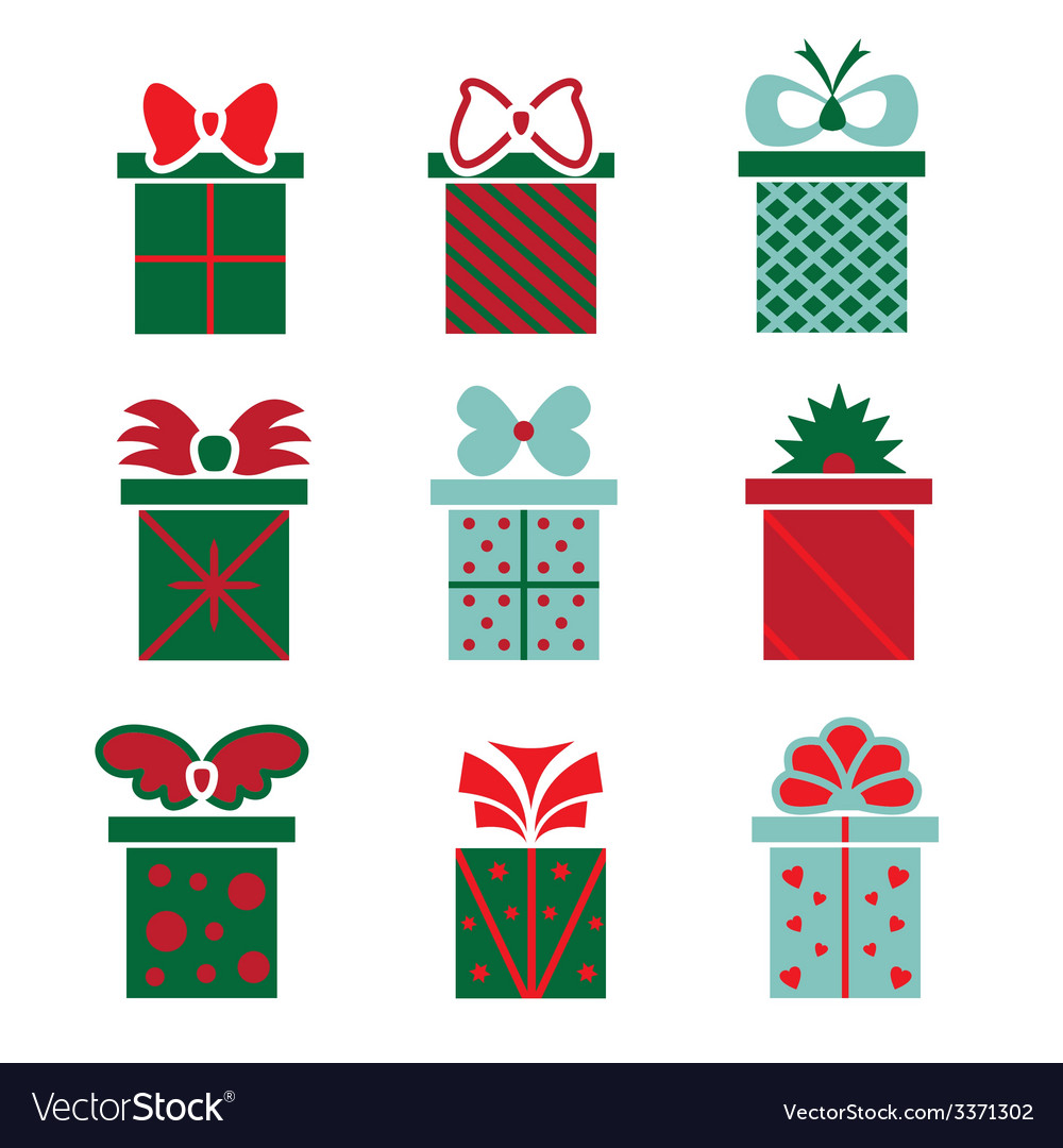 Gift boxes Royalty Free Vector Image - VectorStock