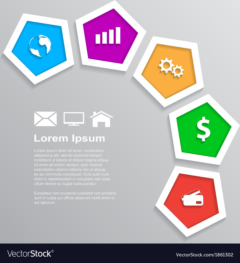 Infographic template 2 Royalty Free Vector Image