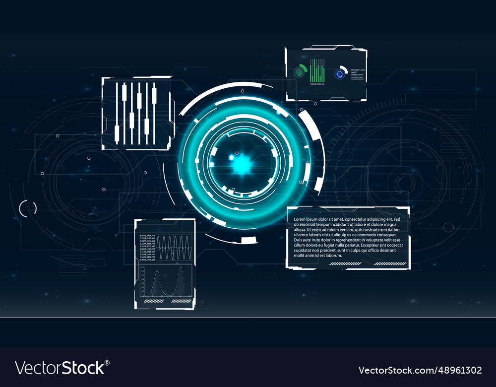 Radar system Royalty Free Vector Image - VectorStock