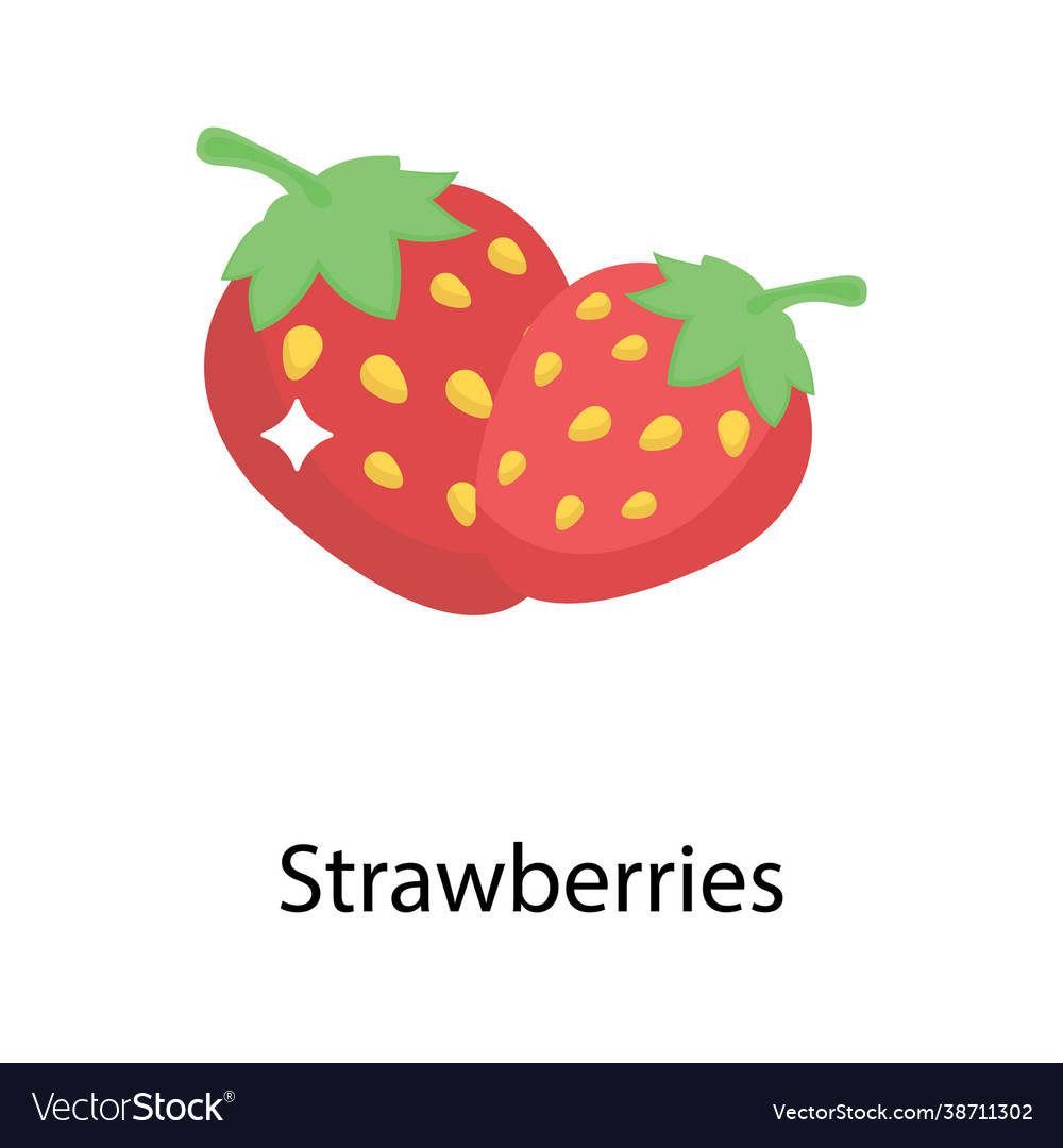 Strawberries Royalty Free Vector Image - VectorStock
