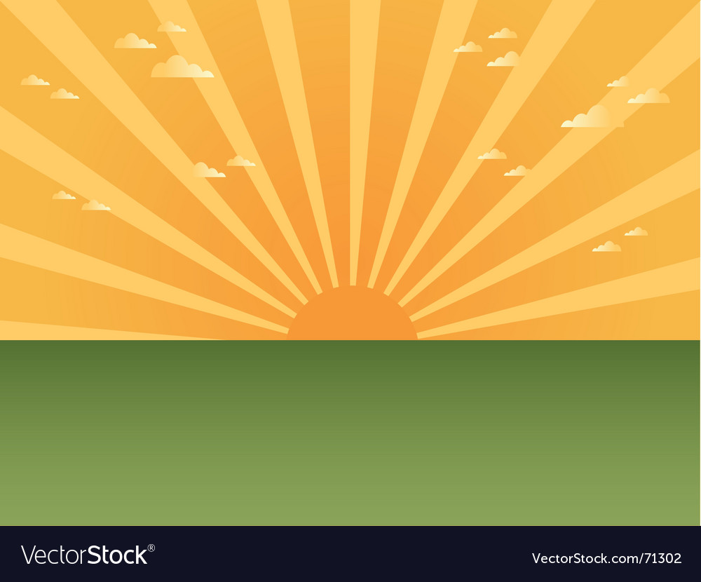 Sun rays Royalty Free Vector Image - VectorStock