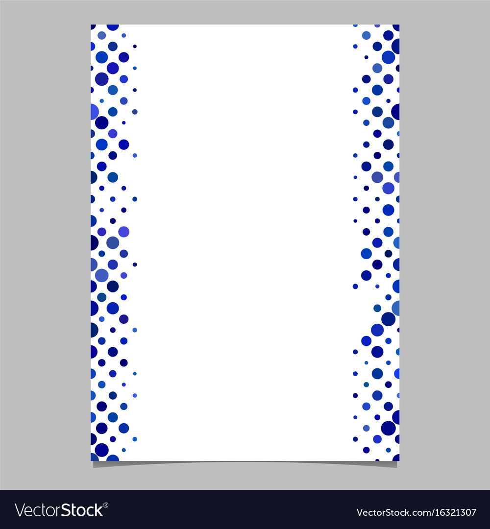 Circle pattern page background template Royalty Free Vector
