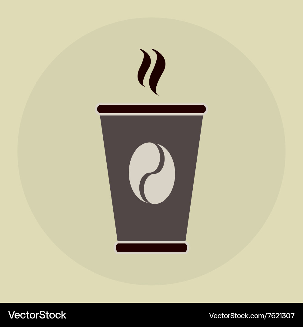 Coffee icon design Royalty Free Vector Image - VectorStock