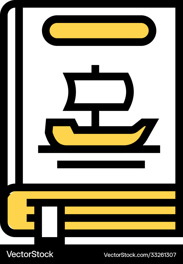 Legend genre color icon Royalty Free Vector Image