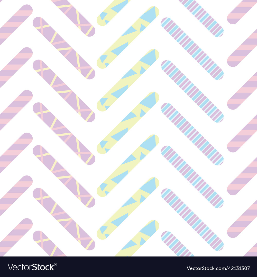 Pastel chevron pattern geometric abstract Vector Image