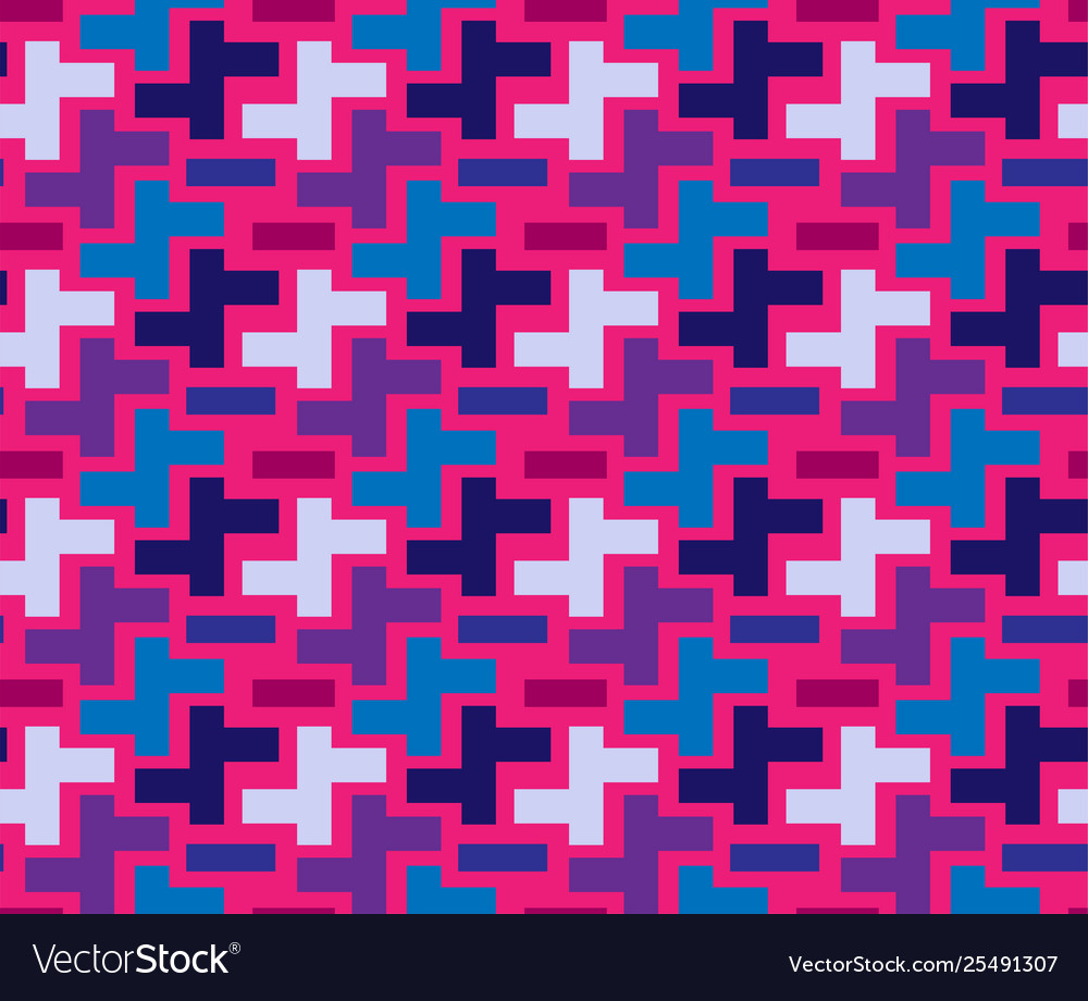 Seamless repeating pattern colored abstract Vector Image