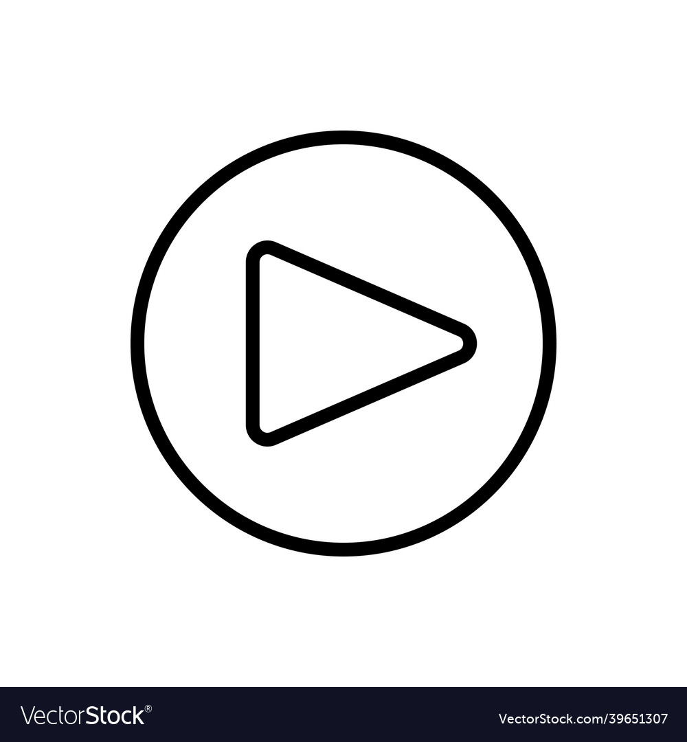 Start icon button icon Royalty Free Vector Image