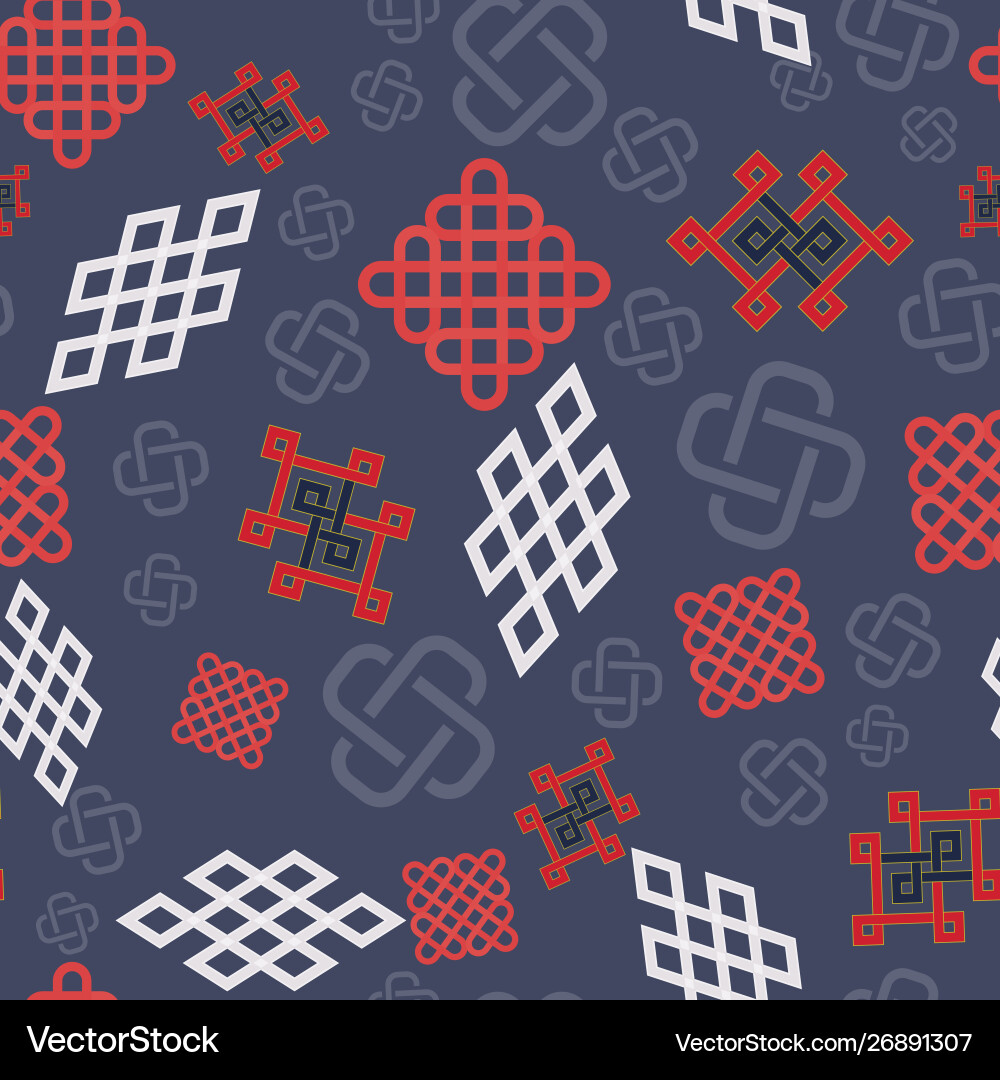 Traditional symbol and ornaments Royalty Free Vector Image