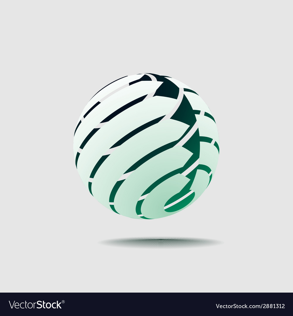 Abstract globe Royalty Free Vector Image - VectorStock