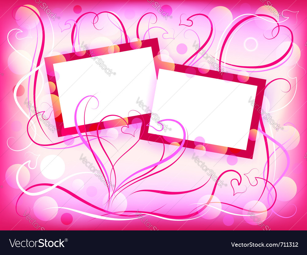 Romantic vintage frames Royalty Free Vector Image