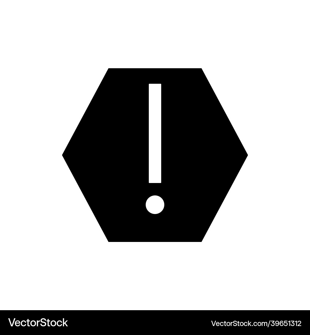 Stop icon hold Royalty Free Vector Image - VectorStock