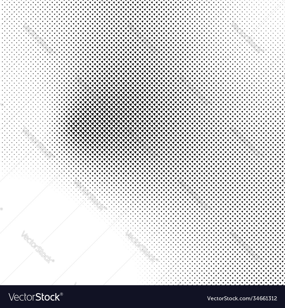 Triangles halftone triangle geometric background Vector Image