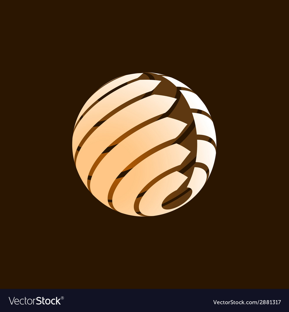 Abstract globe Royalty Free Vector Image - VectorStock