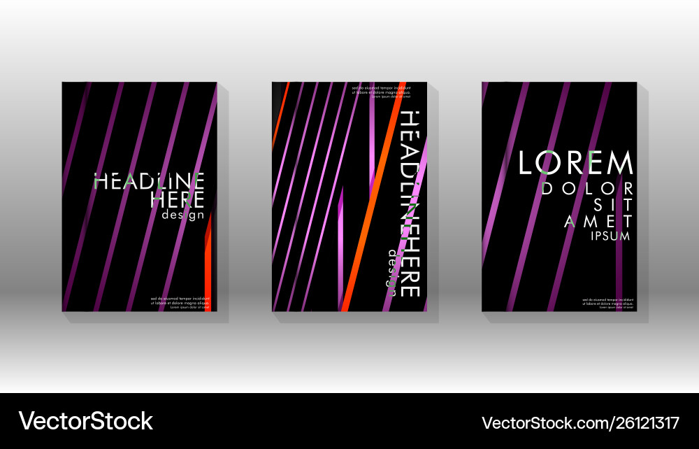 Cover book with a geometric design background Vector Image