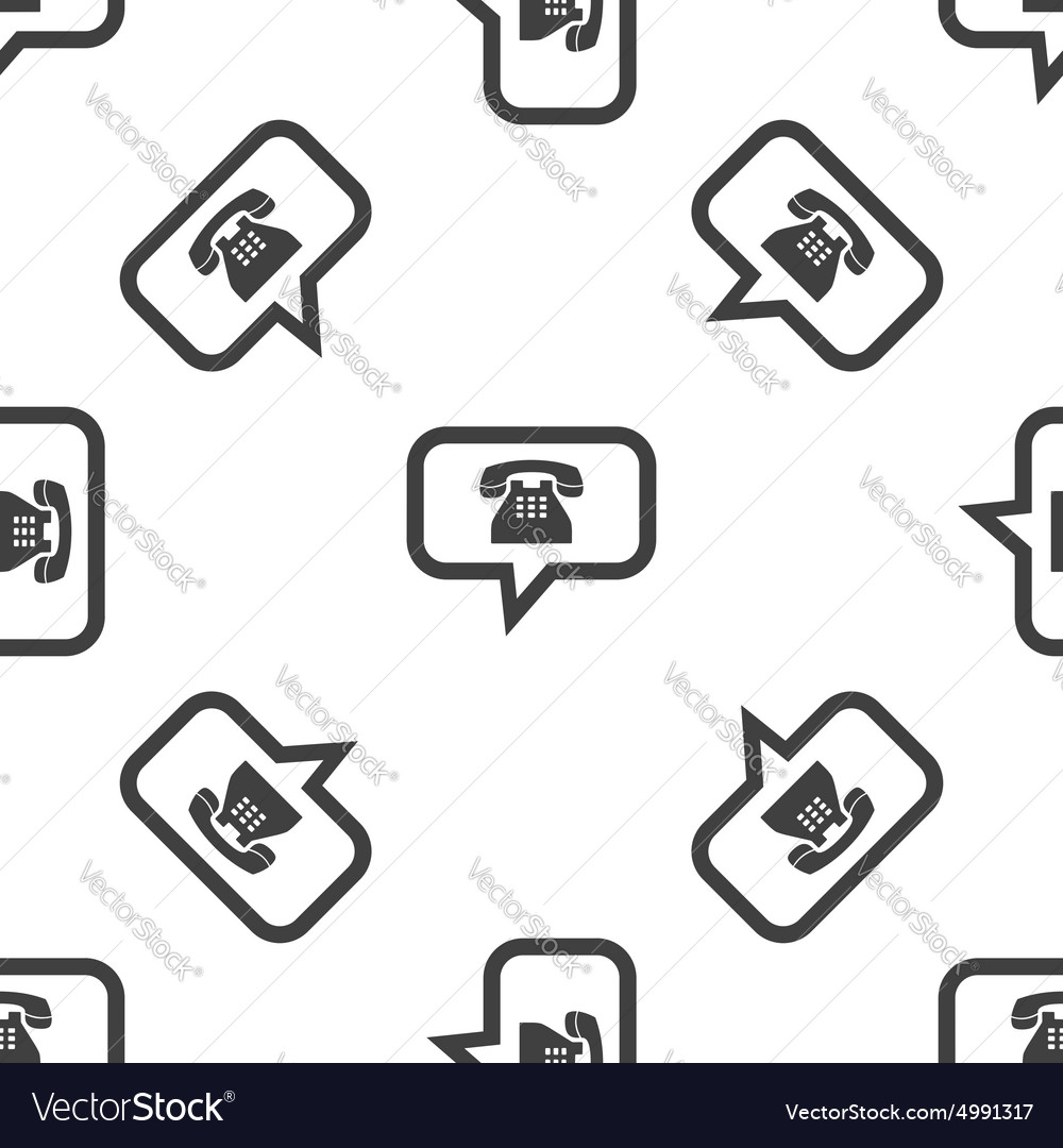 Phone message pattern Royalty Free Vector Image