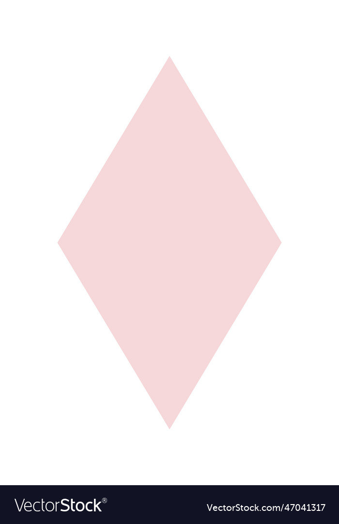 Rhombus geometric element Royalty Free Vector Image