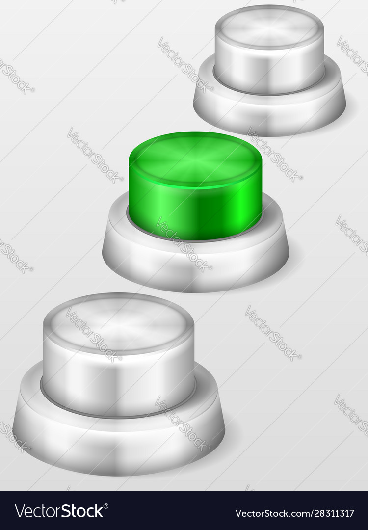 Start button vertical Royalty Free Vector Image