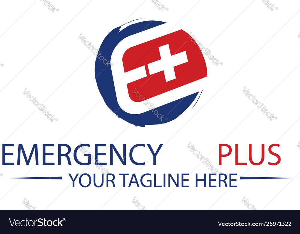 Emergency plus Royalty Free Vector Image - VectorStock