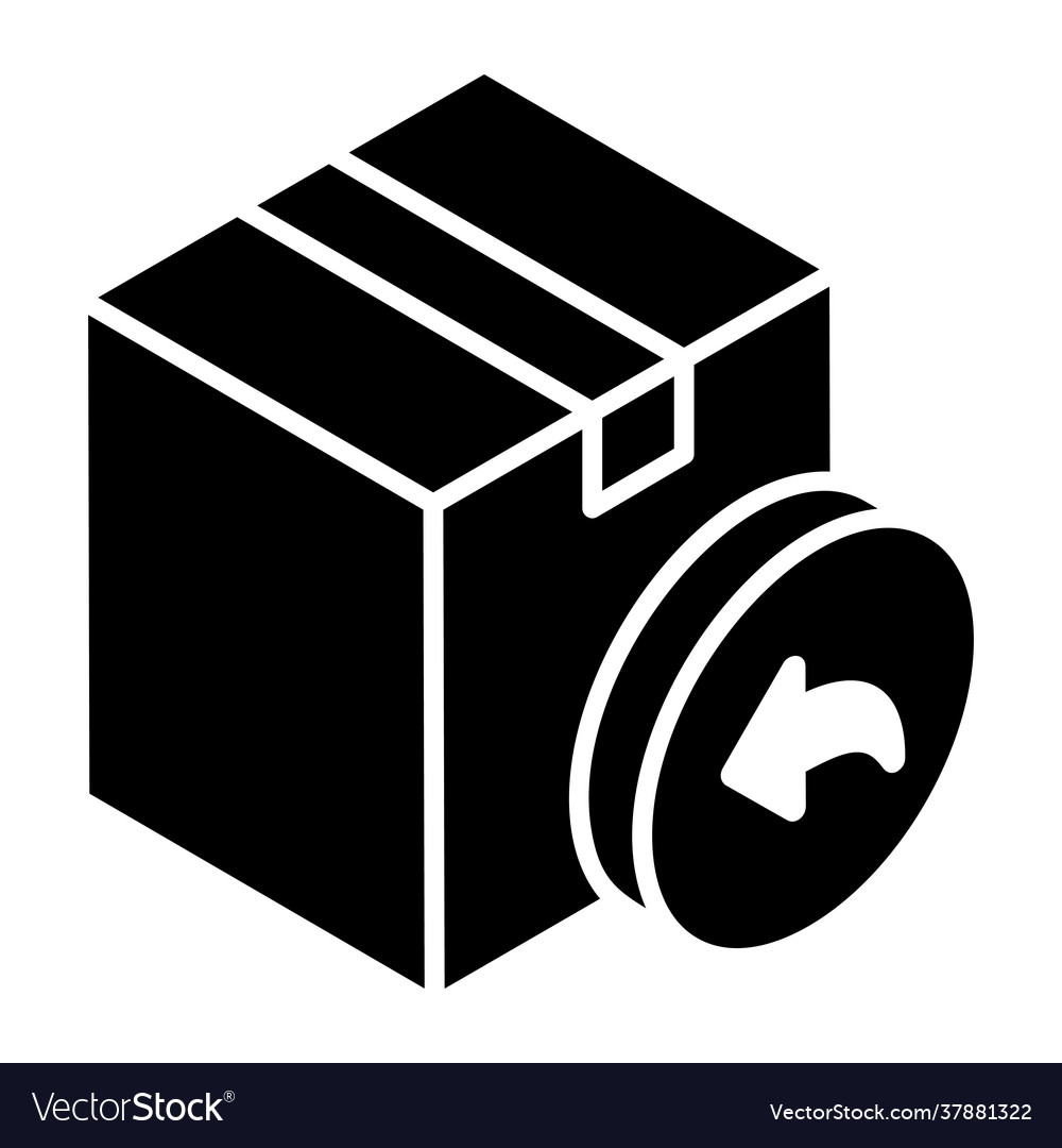 Parcel return Royalty Free Vector Image - VectorStock