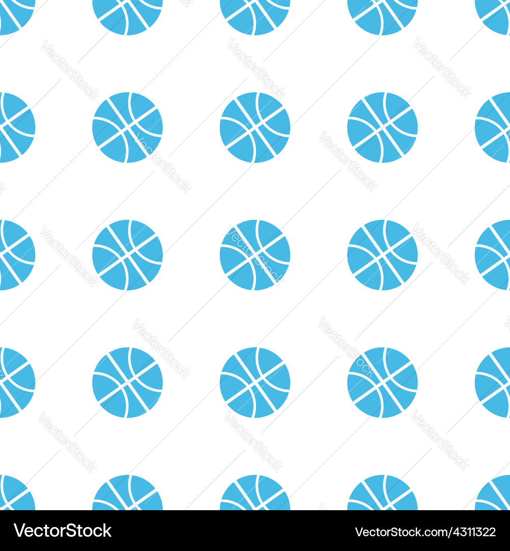 Unique basketball seamless pattern Royalty Free Vector Image