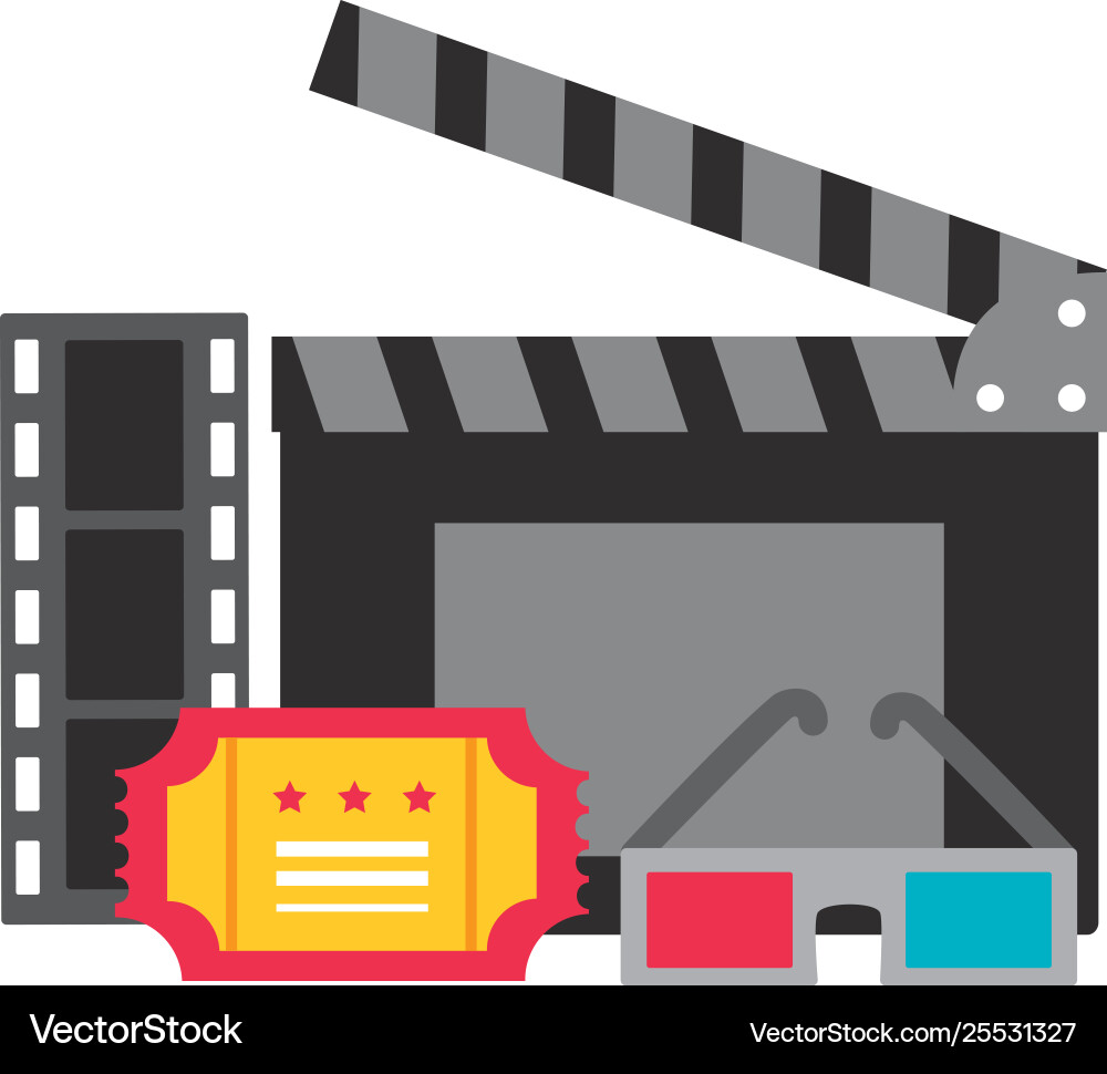 Cinema movie design Royalty Free Vector Image - VectorStock