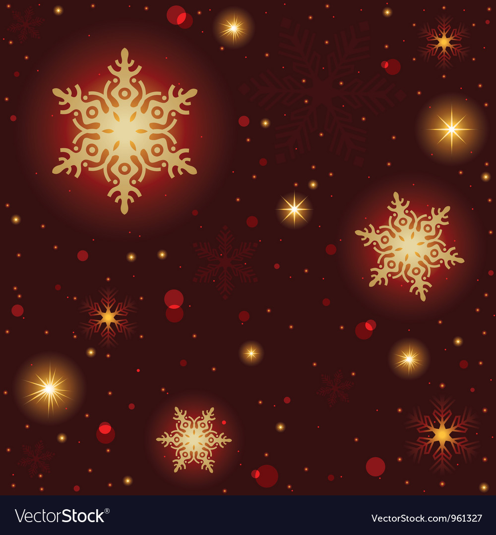 Fire snowflakes pattern Royalty Free Vector Image
