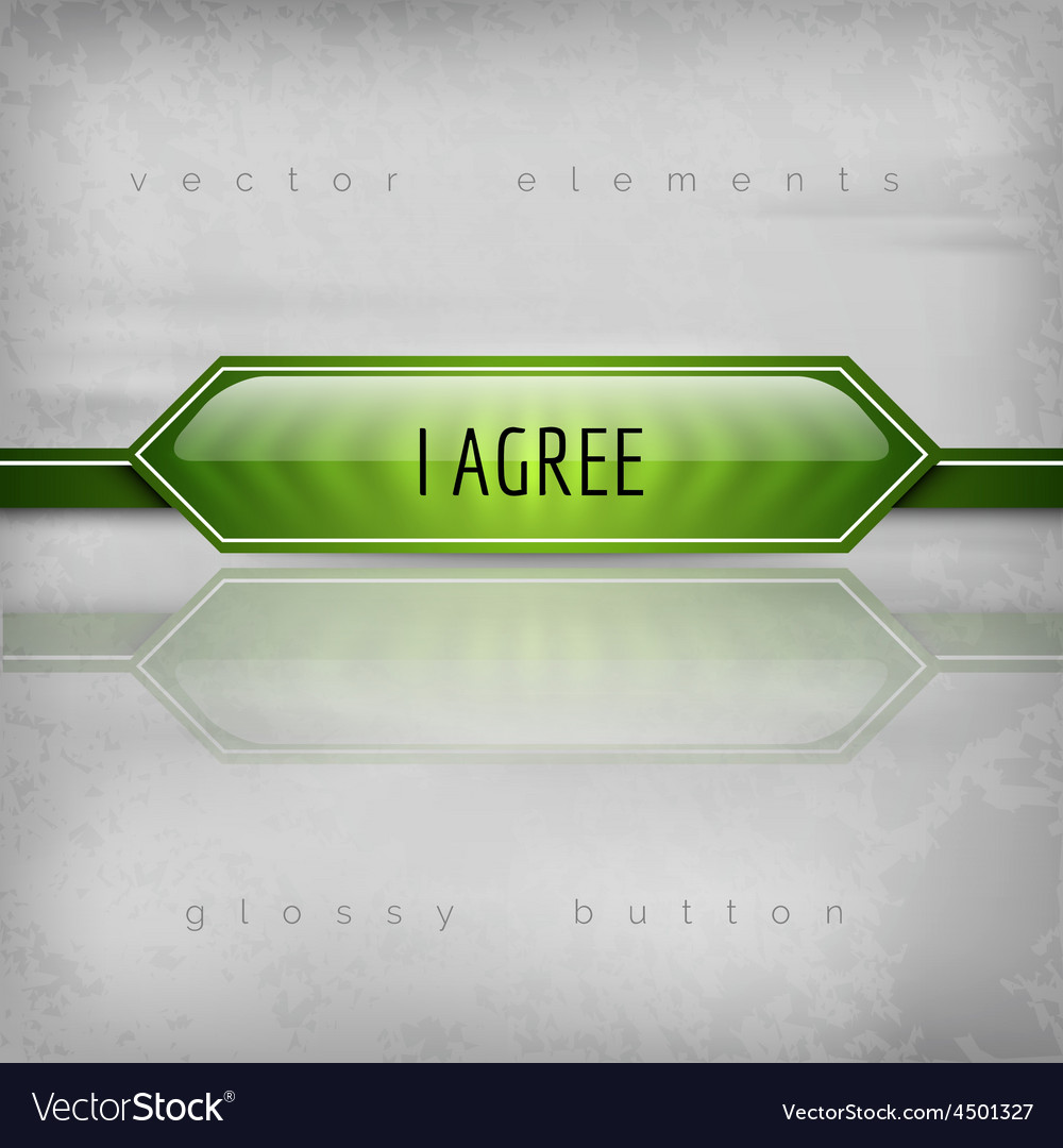 I Agree Button Royalty Free Vector Image - VectorStock
