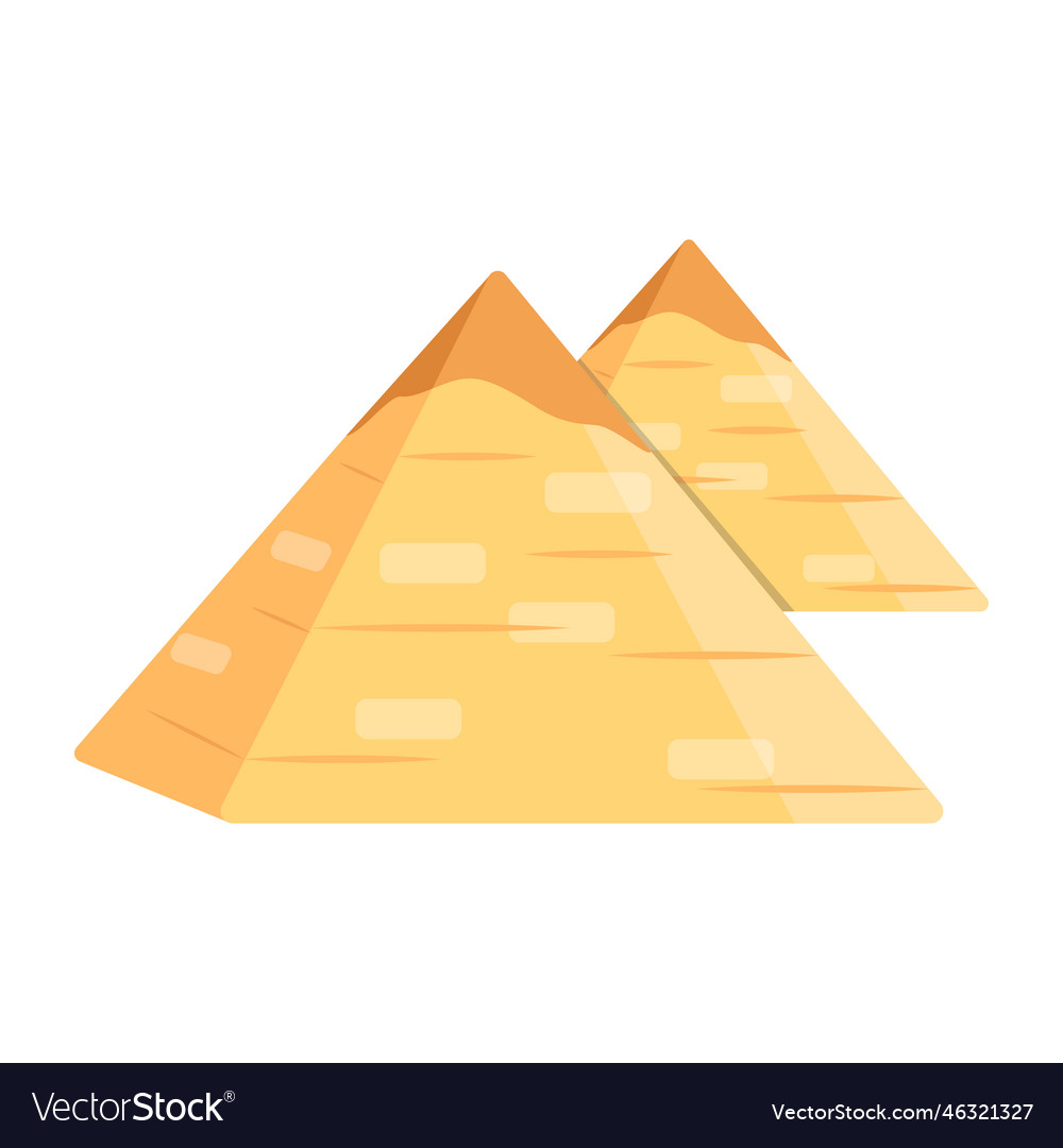 Pyramids Royalty Free Vector Image - VectorStock