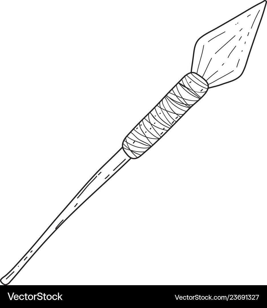 Spear of tribe icon Royalty Free Vector Image - VectorStock