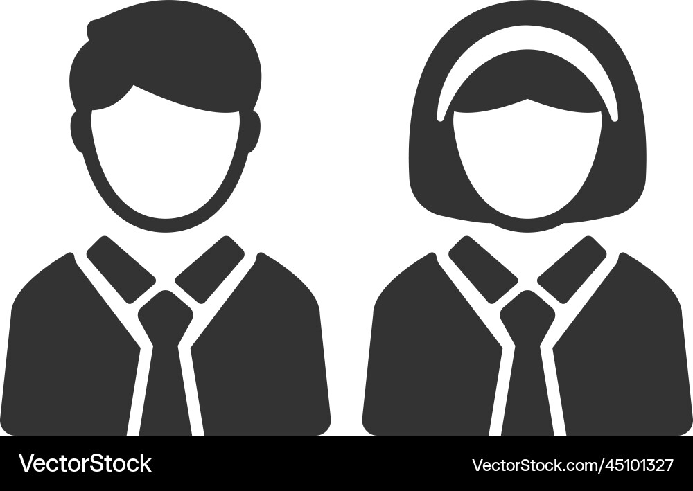 Students couple icon Royalty Free Vector Image