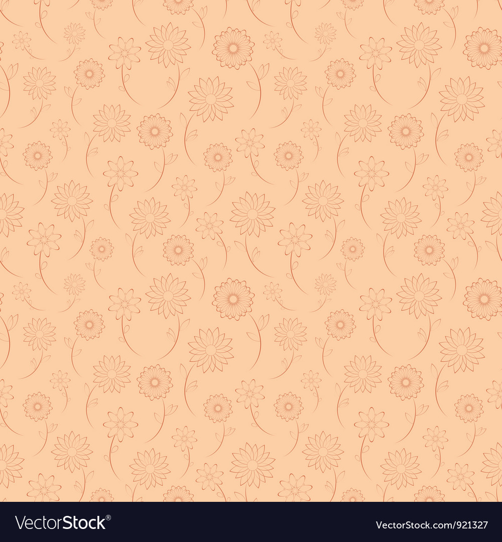 Vintage Floral Seamless Royalty Free Vector Image