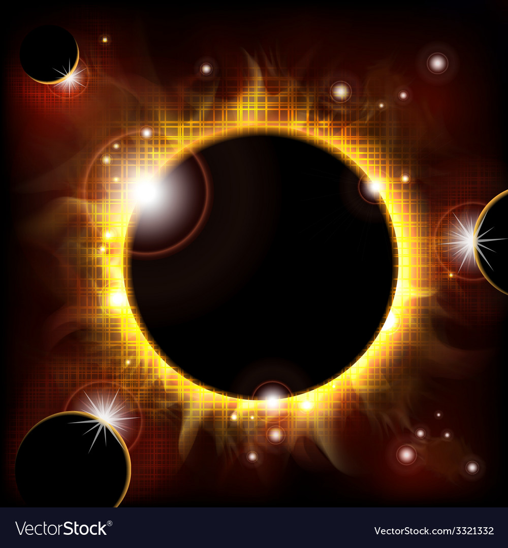 Eclipse Royalty Free Vector Image - VectorStock