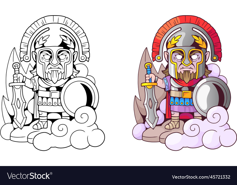 Ancient Greek Art Coloring Pages